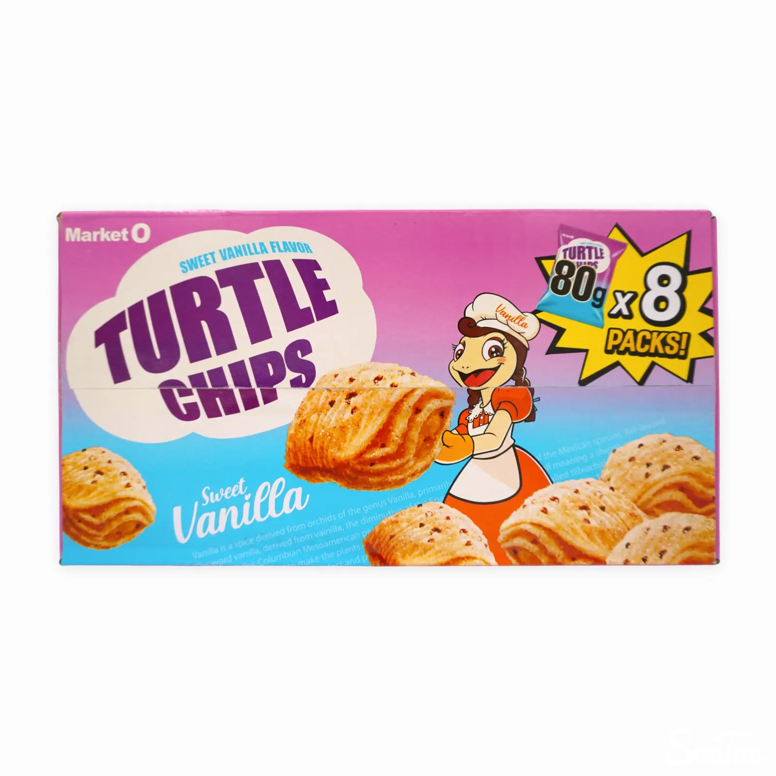 タートルチップス スウィートバニラ 80g x 8袋 | SocToc (ソックトック) | コストコ専門ネットスーパーサービス