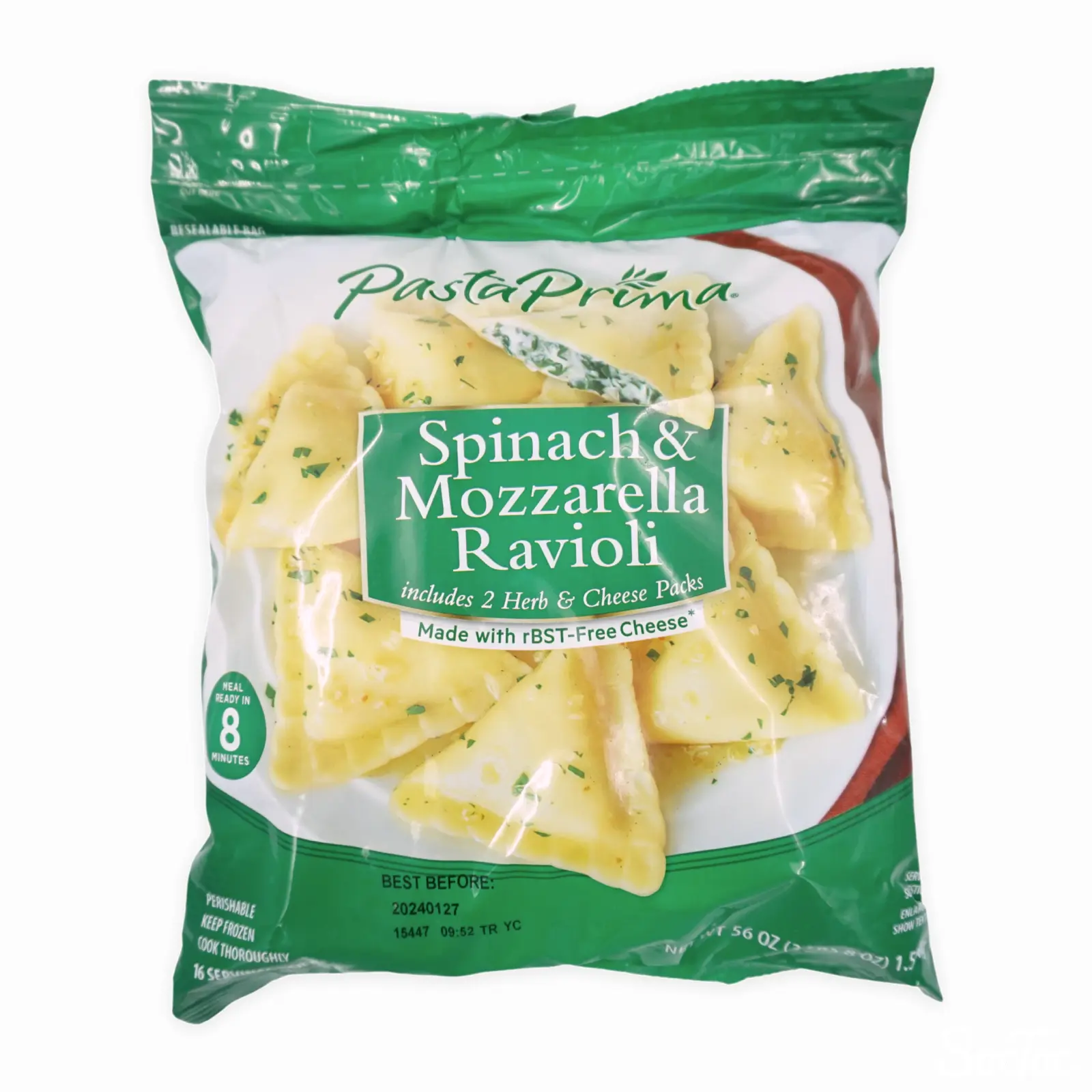 PASTA PRIMA ほうれん草&モッツァレラ ラビオリ 1.59kg | SocToc (ソックトック) | コストコ専門ネットスーパーサービス