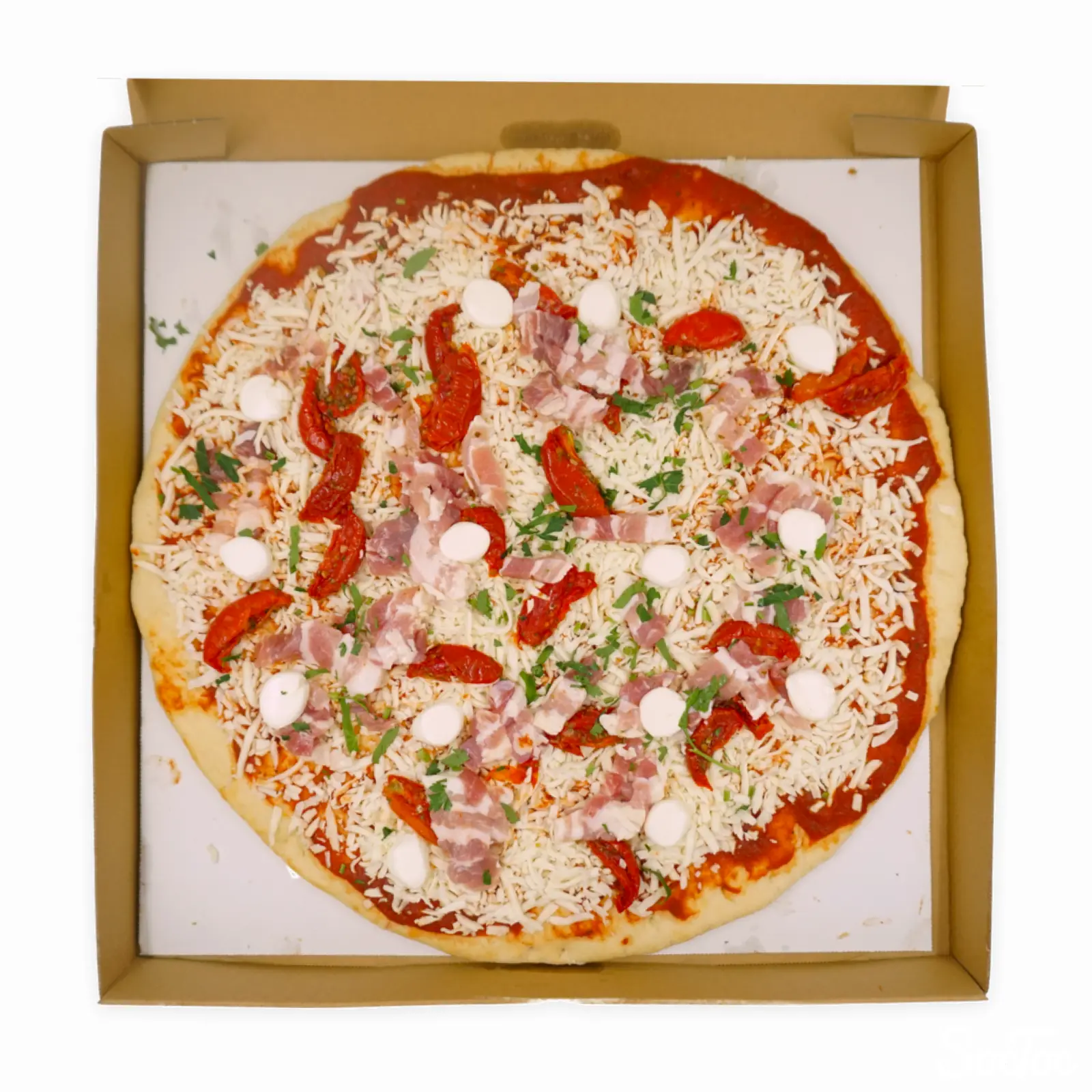 テイク&ベイク丸型ピザ パンチェッタ & 水牛モッツァレラ 直径40cm | SocToc (ソックトック) | コストコ専門ネットスーパーサービス