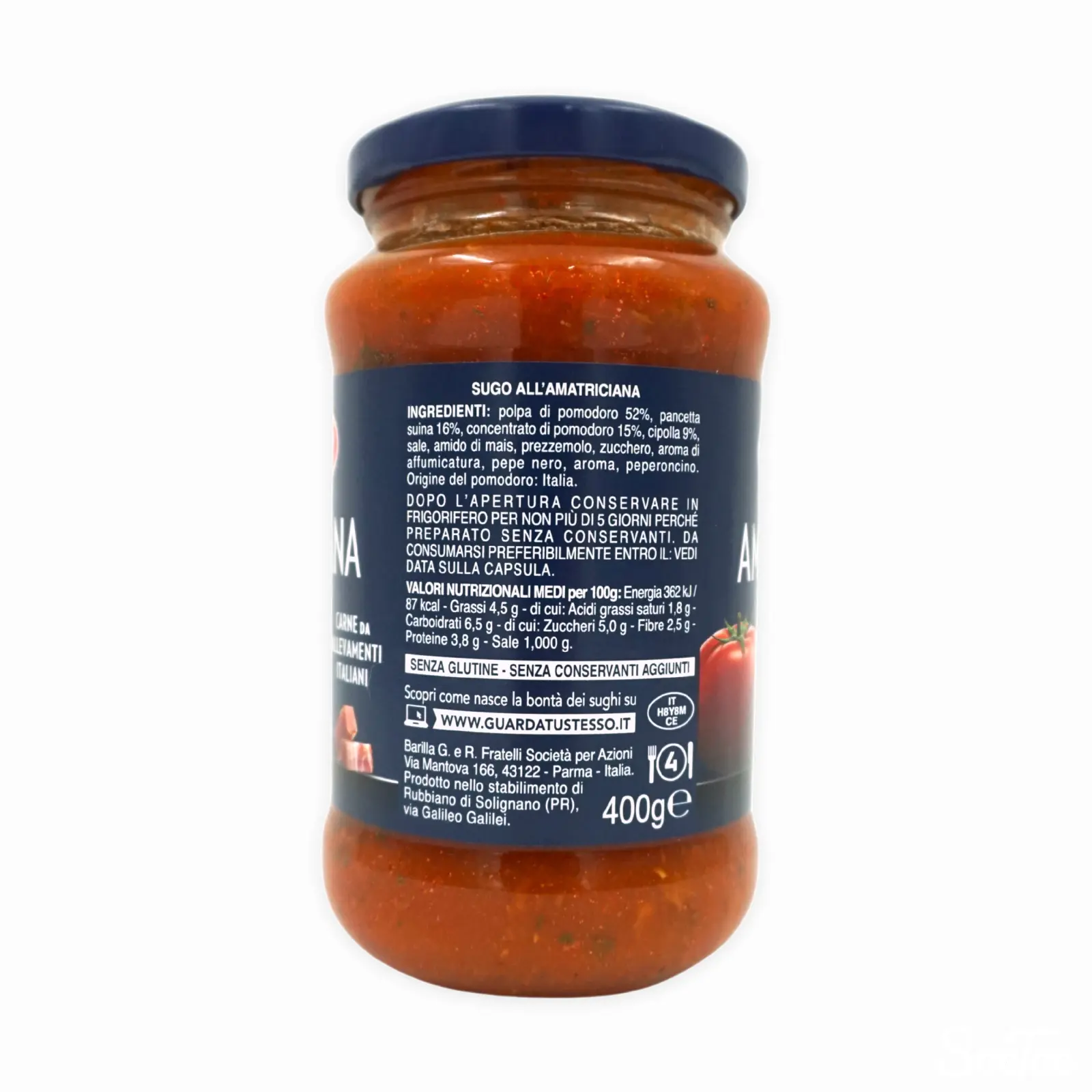 [小分け商品] BARILLA アマトリチャーナソース 400g x 1 | SocToc (ソックトック) | コストコ専門ネットスーパーサービス