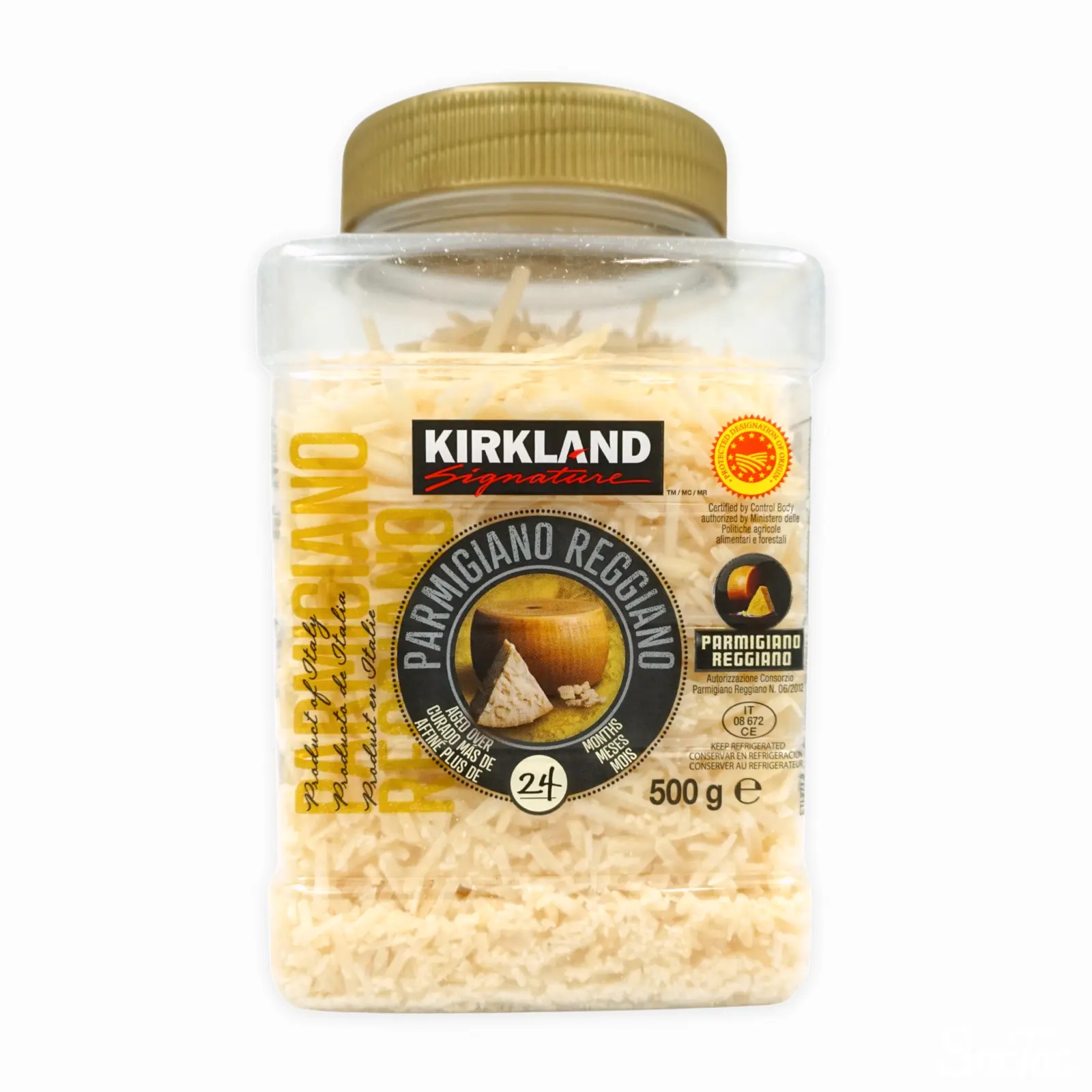 KIRKLAND SIGNATURE パルミジャーノレッジャーノ シュレッド 500g | SocToc (ソックトック) | コストコ専門ネットスーパーサービス