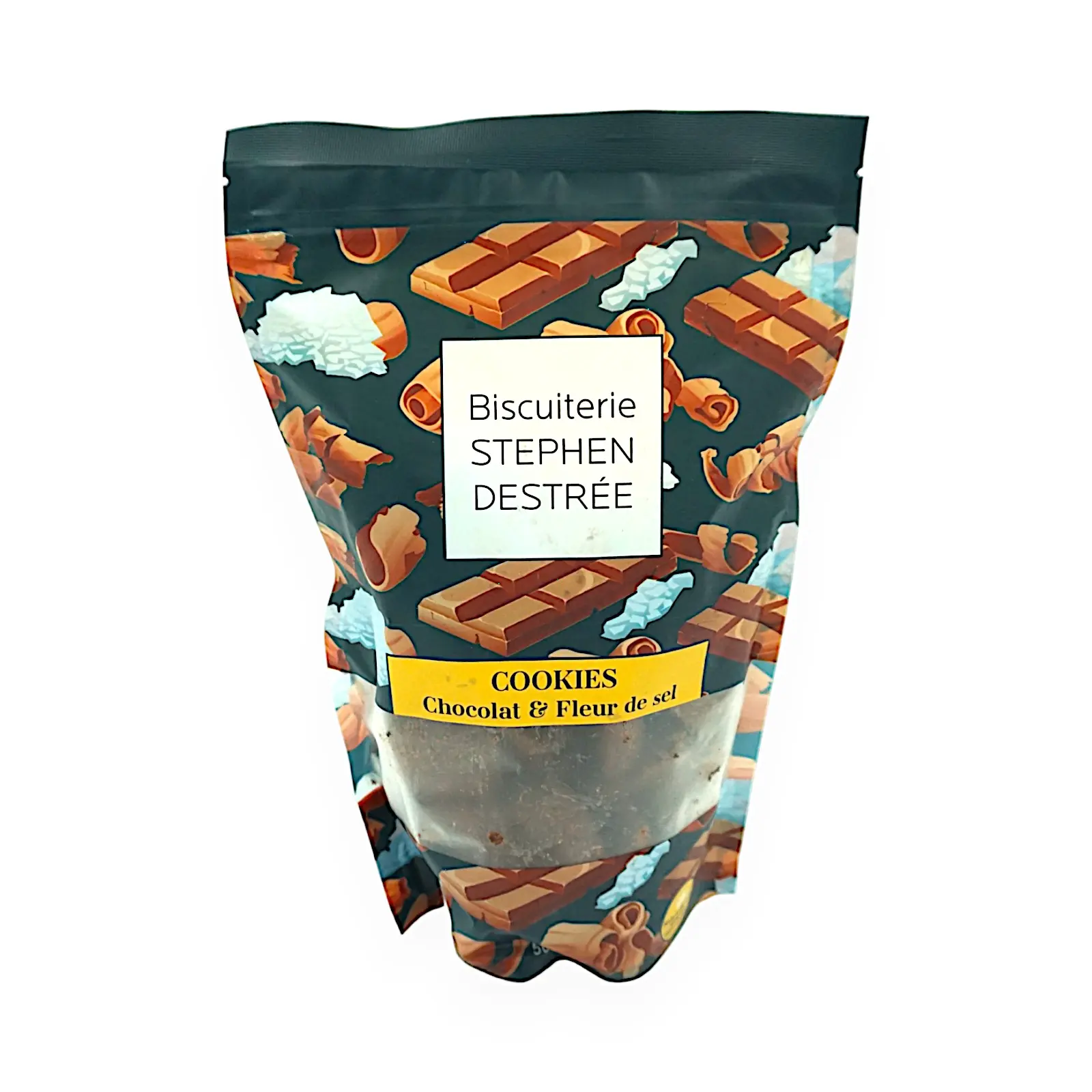 ステファン・デストリー フルール・ド・セル（塩の花） チョコクッキー 500g | SocToc (ソックトック) | コストコ専門ネットスーパーサービス