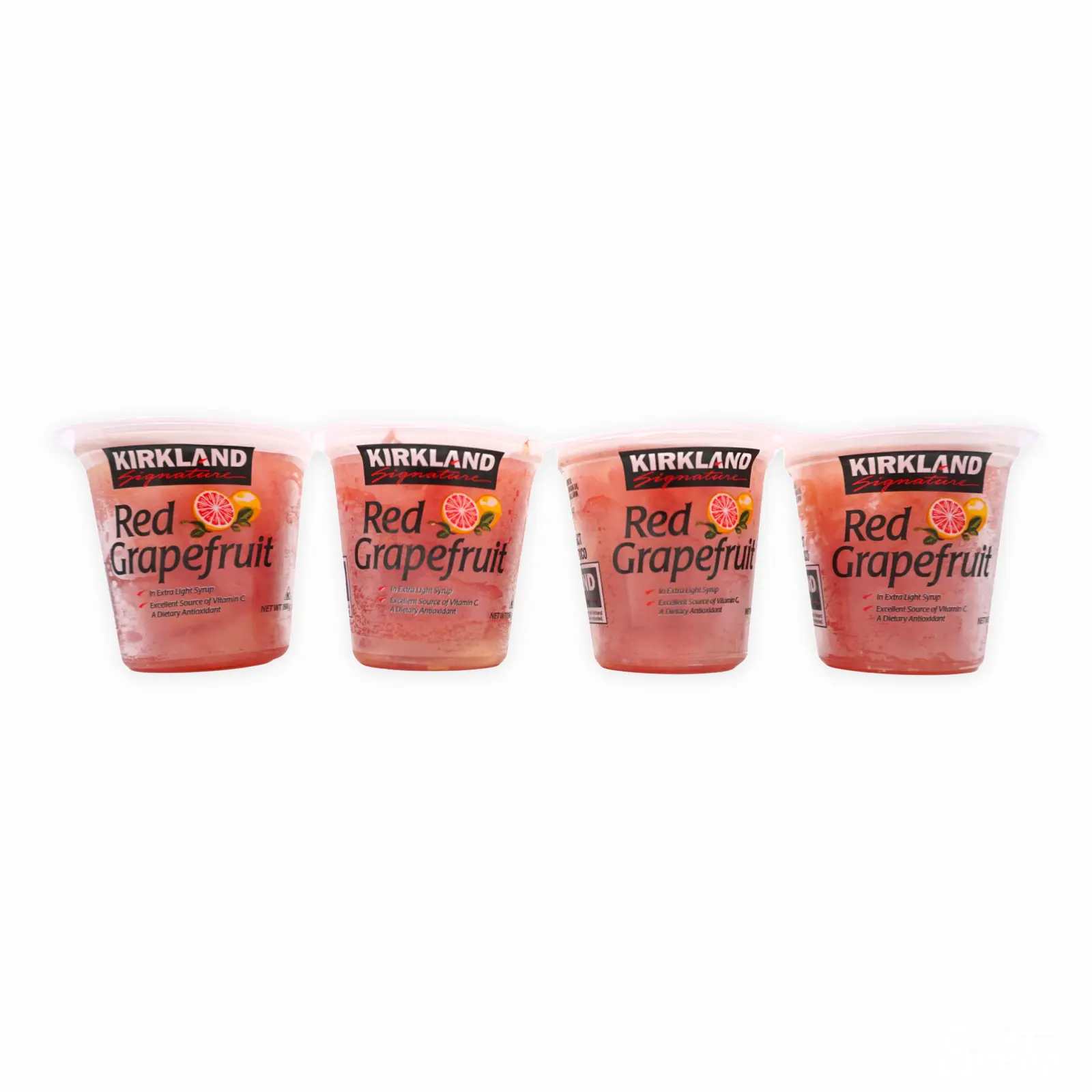 [小分け商品] KIRKLAND SIGNATURE レッドグレープフルーツカップ 4カップ入り | SocToc (ソックトック) | コストコ専門ネットスーパーサービス