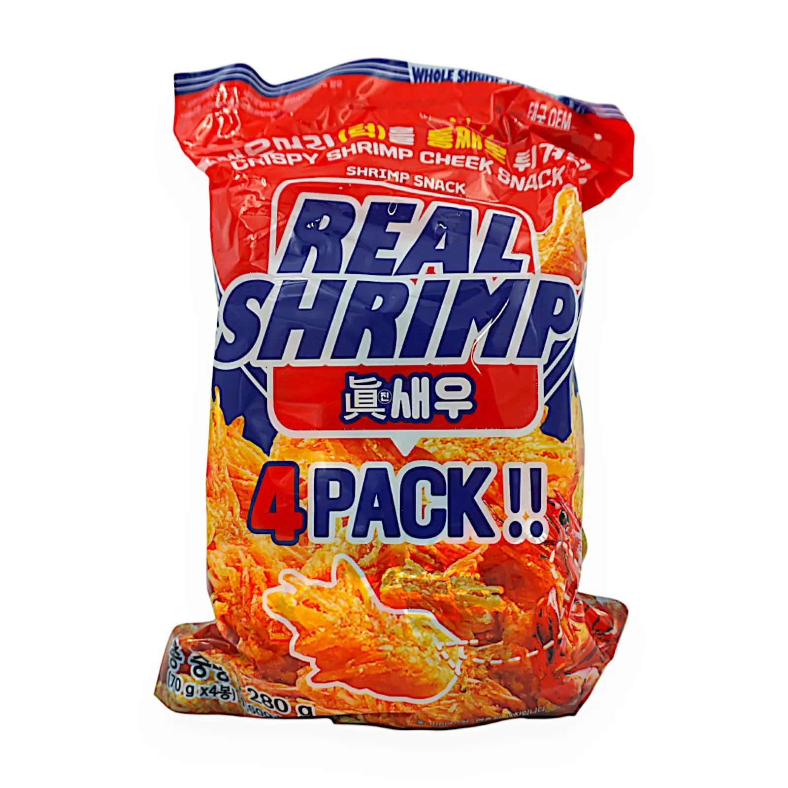 シュリンプスナック 海老そのまま揚げました 70g×4袋 | SocToc (ソックトック) | コストコ専門ネットスーパーサービス