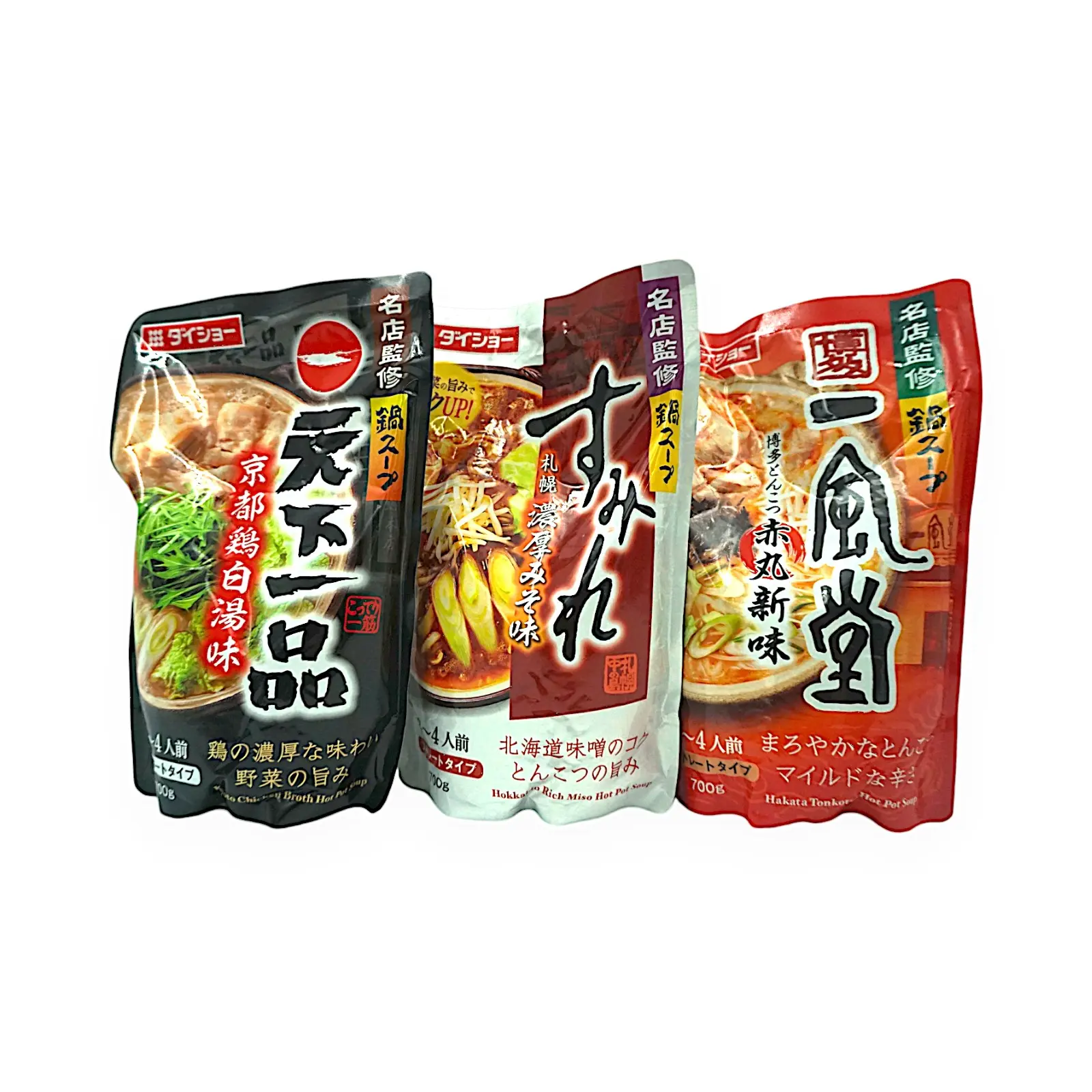[小分け商品]ダイショー 名店監修鍋スープ アソート 3種×1袋 | SocToc (ソックトック) | コストコ専門ネットスーパーサービス