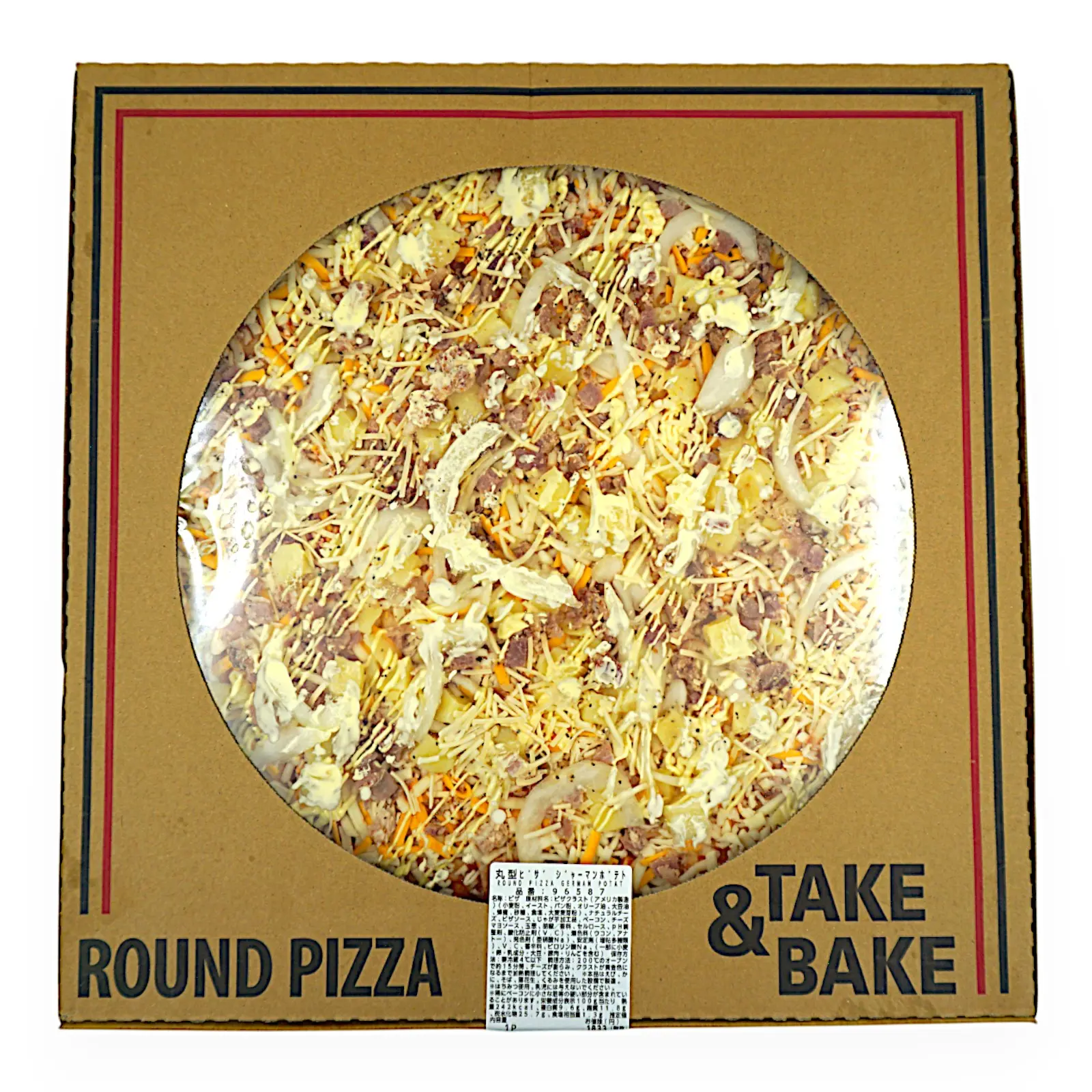 テイク&べイク丸型ピザ ジャーマンポテト 直径40cm | SocToc (ソックトック) | コストコ専門ネットスーパーサービス
