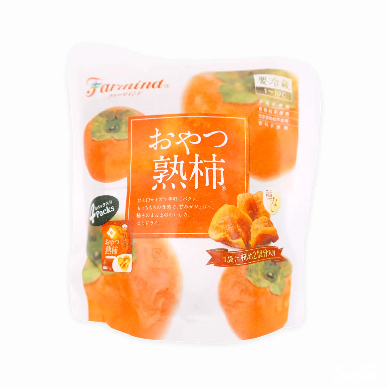 おやつ熟柿63g x 4パック 種無し/セミドライ | SocToc (ソックトック) | コストコ専門ネットスーパーサービス