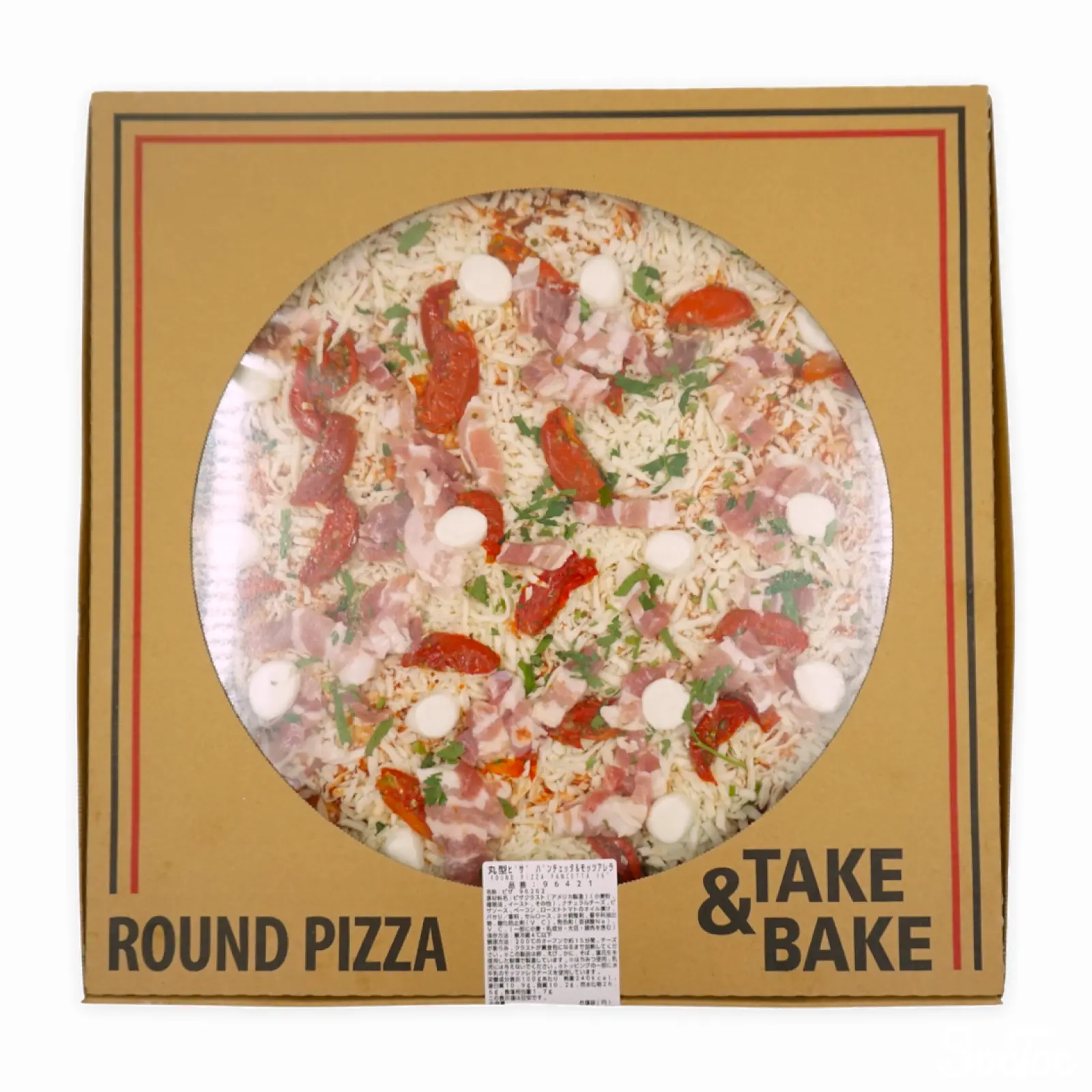 テイク&ベイク丸型ピザ パンチェッタ & 水牛モッツァレラ 直径40cm | SocToc (ソックトック) | コストコ専門ネットスーパーサービス