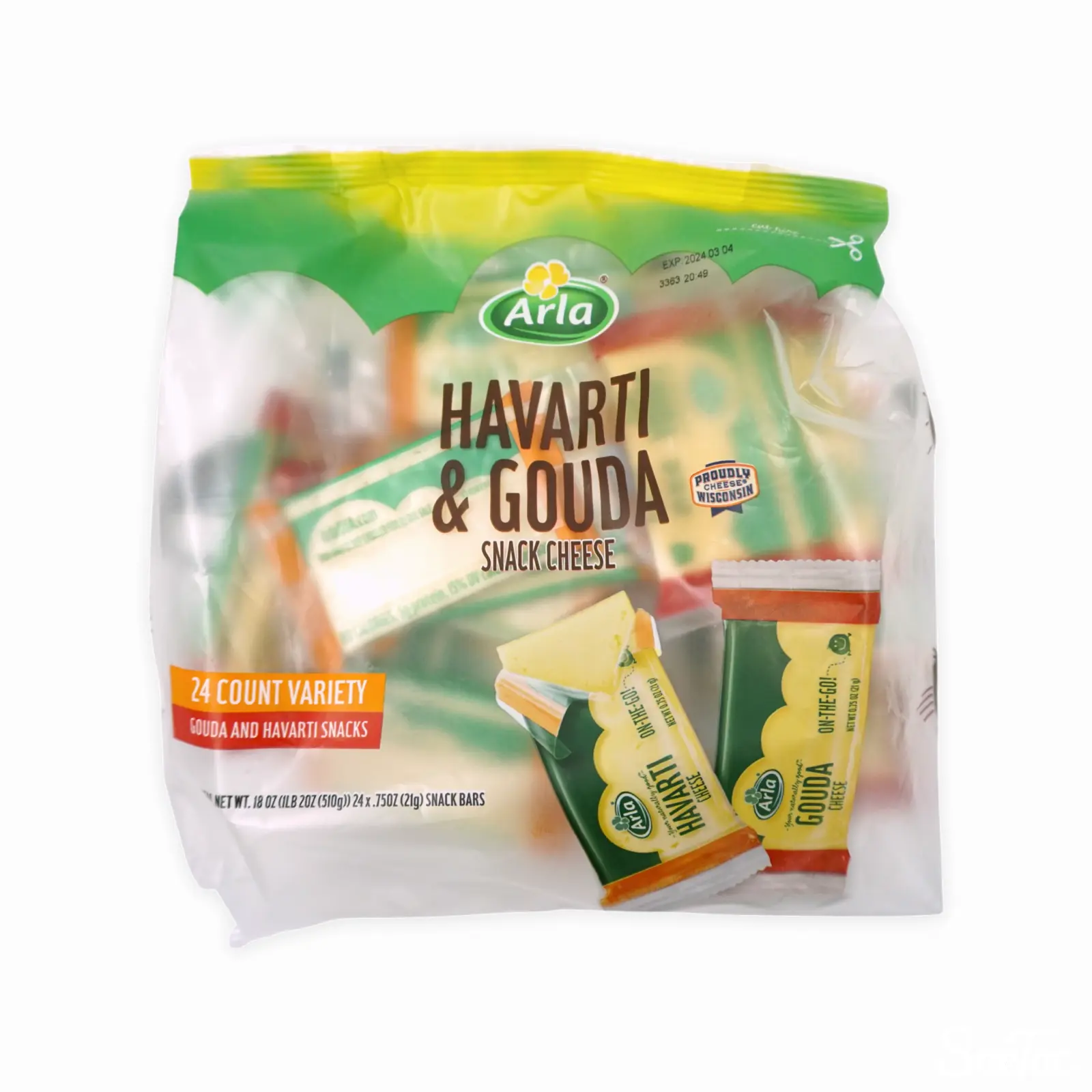 ARLA ハバティ&ゴーダスナックチーズ 24個入り 510g | SocToc (ソックトック) | コストコ専門ネットスーパーサービス