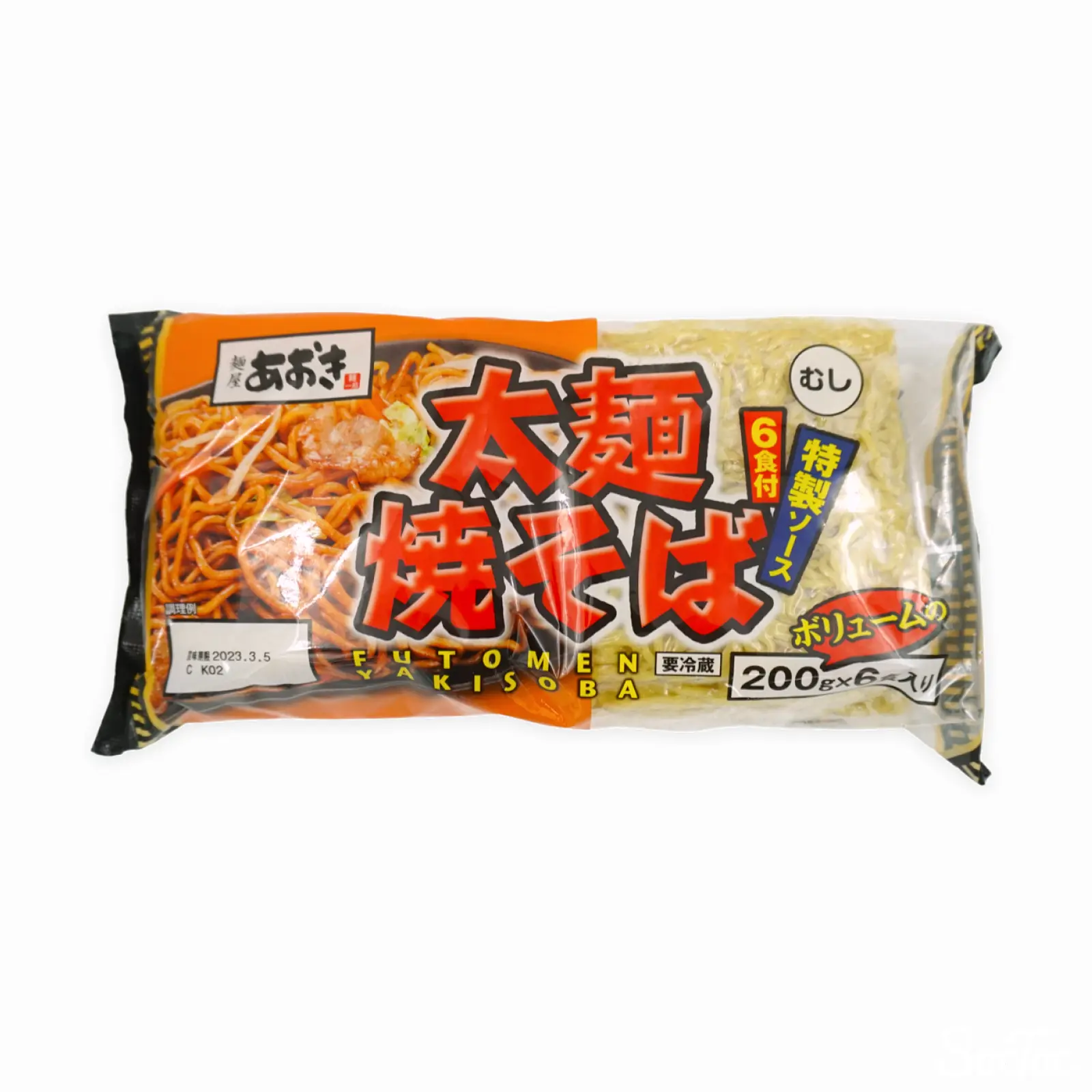青木食品 太麺焼そば（粉末ソース） 200g x 6 | SocToc (ソックトック) | コストコ専門ネットスーパーサービス