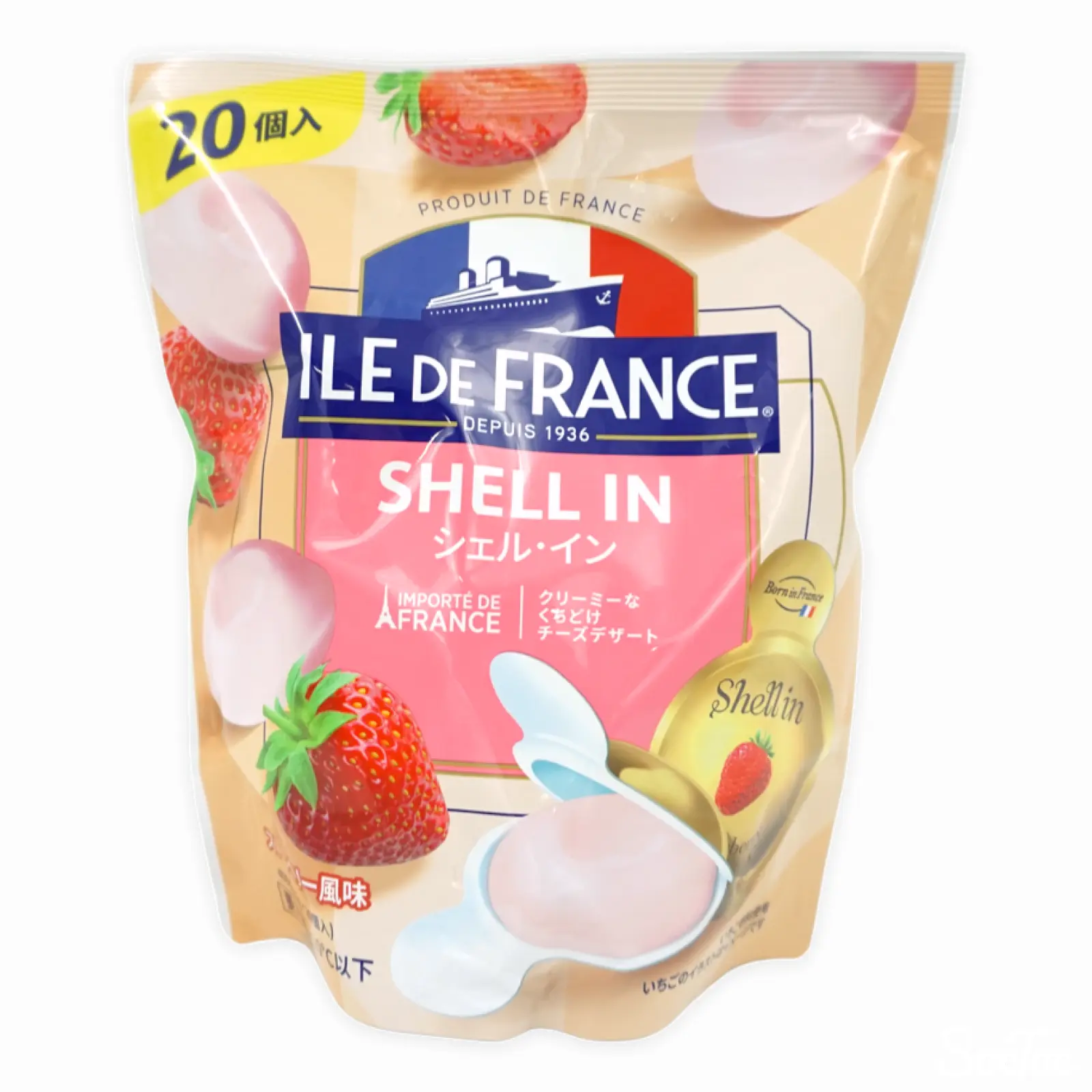 TARTARE シェルイン クリームチーズ入りデザート ストロベリー風味 400g | SocToc (ソックトック) | コストコ専門ネットスーパーサービス