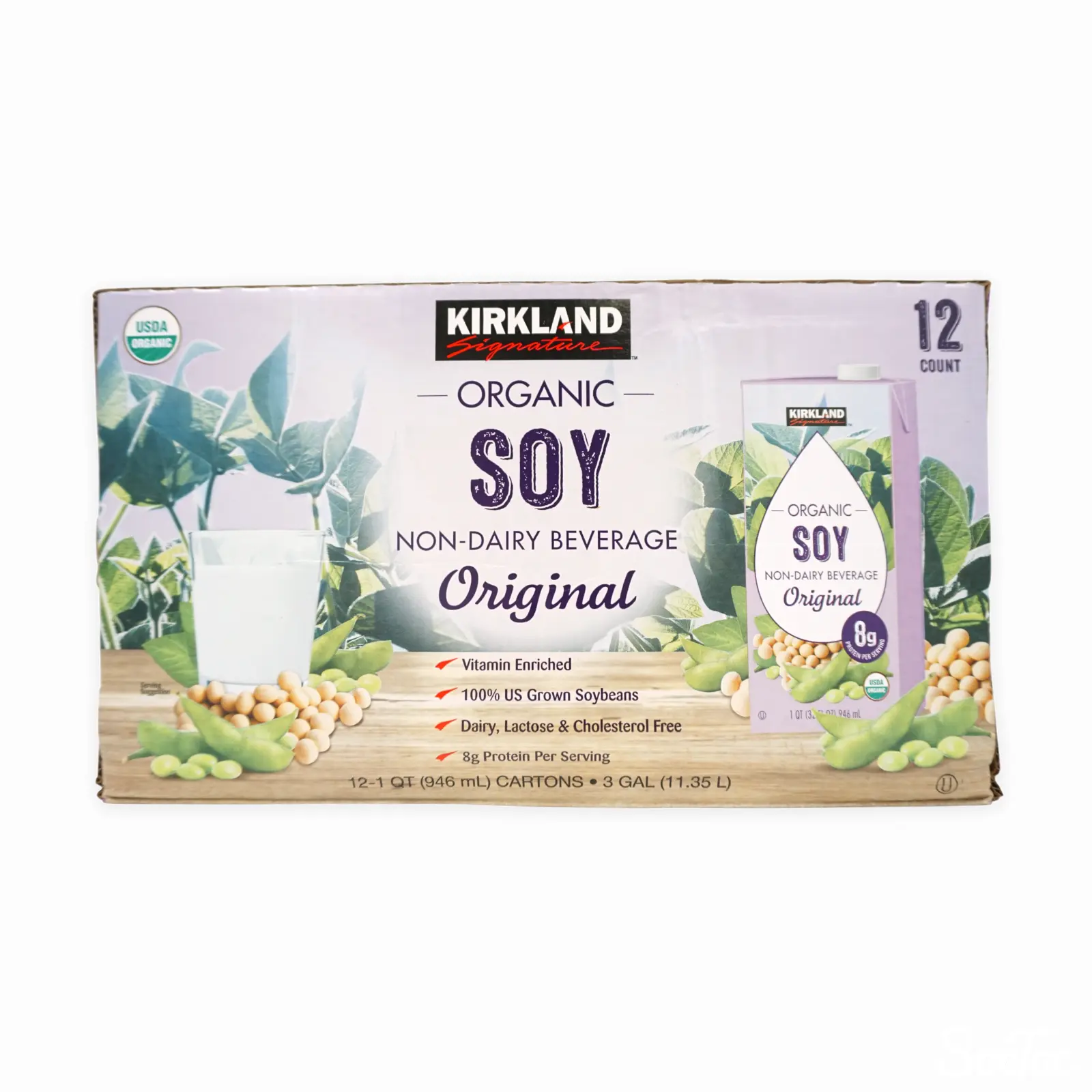KIRKLAND SIGNATURE オーガニック豆乳 オリジナル 946ml x 12パック | SocToc (ソックトック) | コストコ専門ネットスーパーサービス
