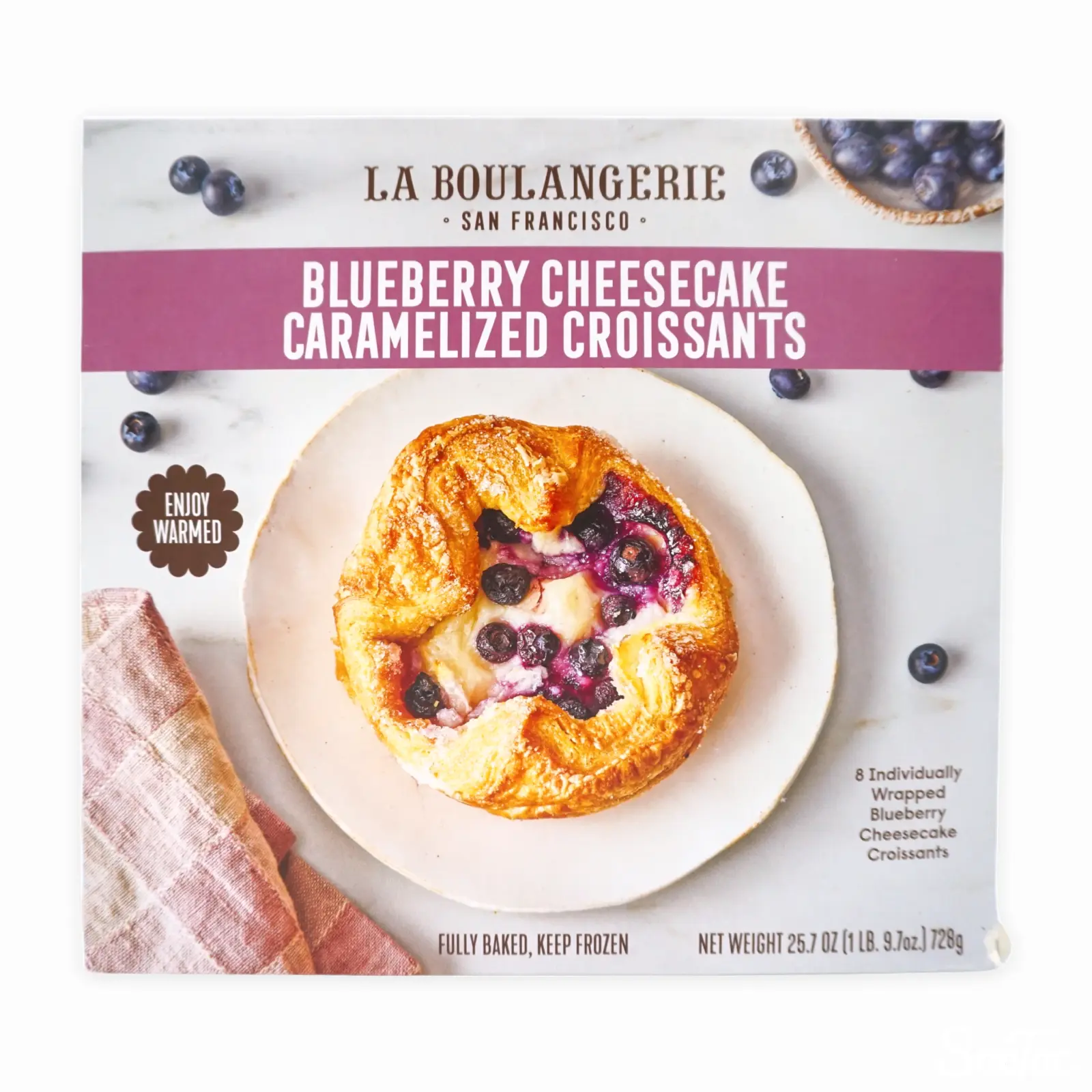 LA BOULANGERIE ブルーベリーチーズケーキクロワッサン 91g x 8PK | SocToc (ソックトック) | コストコ専門ネットスーパーサービス