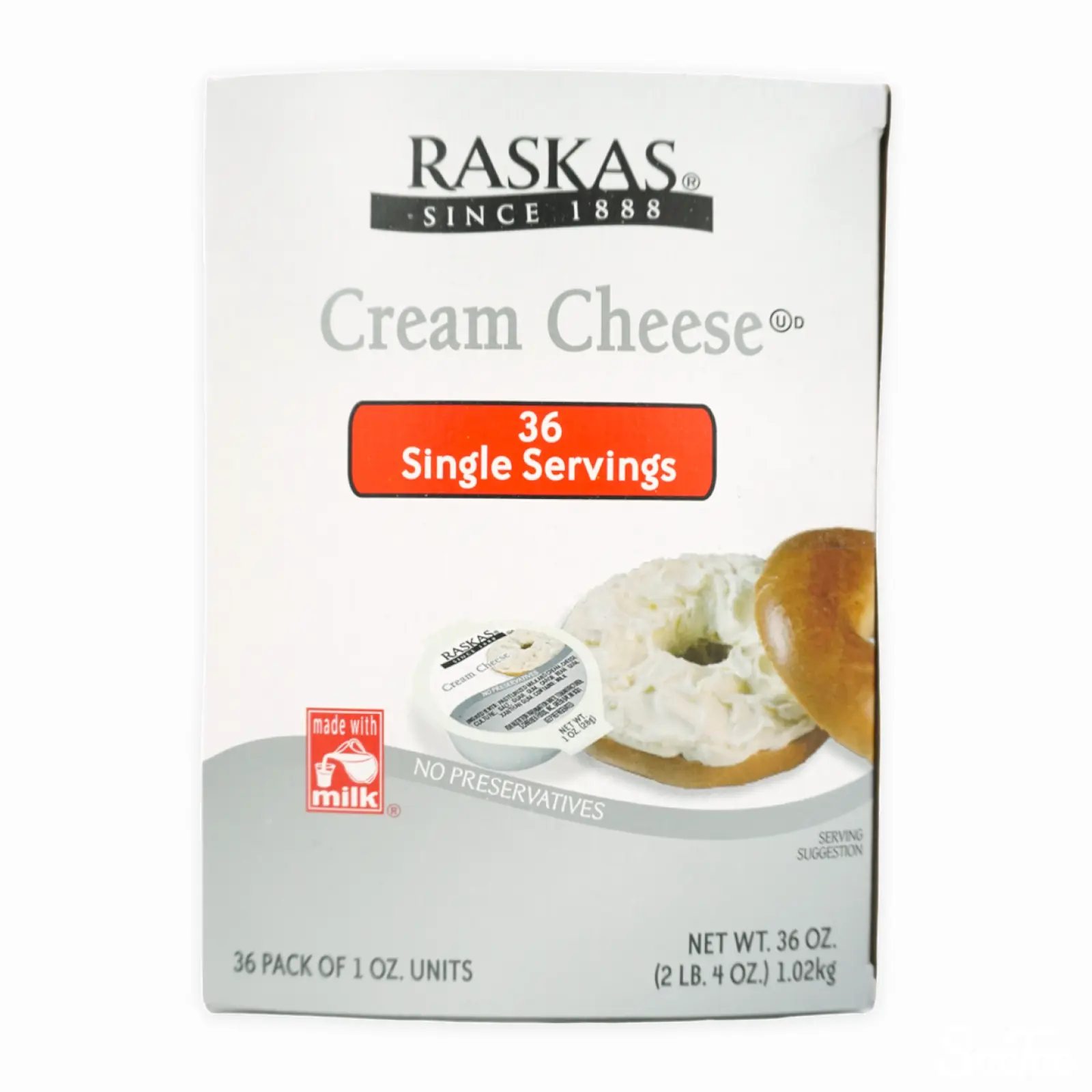 ラスカス クリームチーズ 28g x 36個入り | SocToc (ソックトック) | コストコ専門ネットスーパーサービス