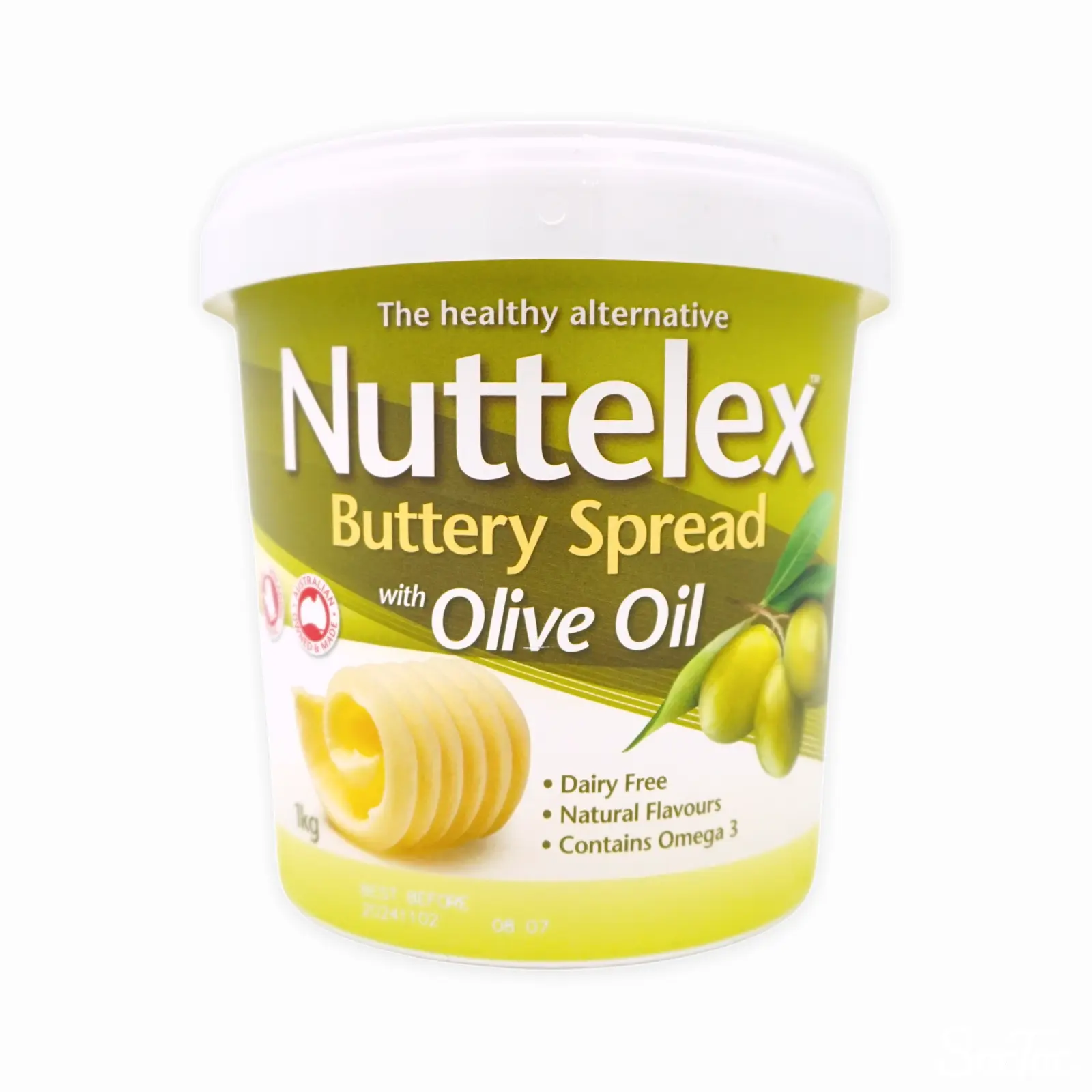 NUTTELEX バター風味 オリーブオイルスプレッド 1kg | SocToc (ソックトック) | コストコ専門ネットスーパーサービス