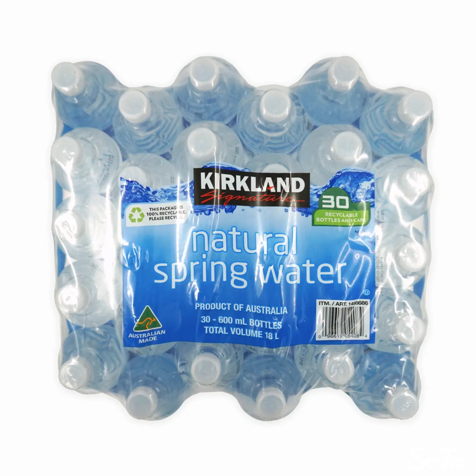 KIRKLAND SIGNATURE スプリングウォーター 600ml x 30本 | SocToc (ソックトック) | コストコ専門ネットスーパーサービス