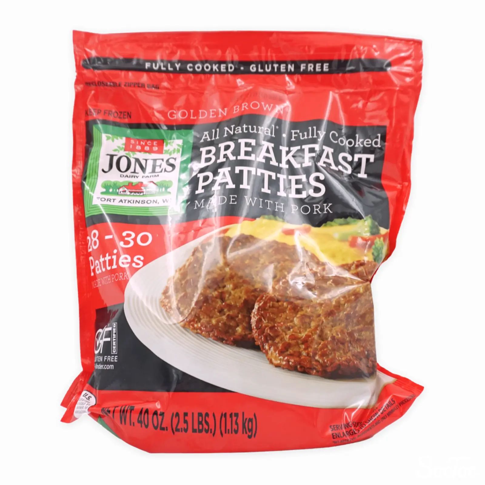 ジョーンズデイリーファーム ブレックファスト ポークパティ 1.13kg | SocToc (ソックトック) | コストコ専門ネットスーパーサービス