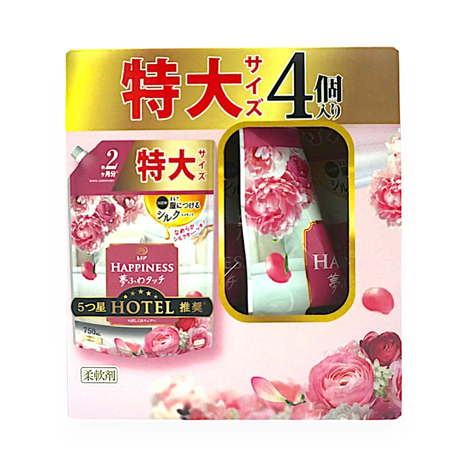 レノアハピネス夢ふわタッチ 華やかに香るアンティークローズ750ml×4 | SocToc (ソックトック) | コストコ専門ネットスーパーサービス