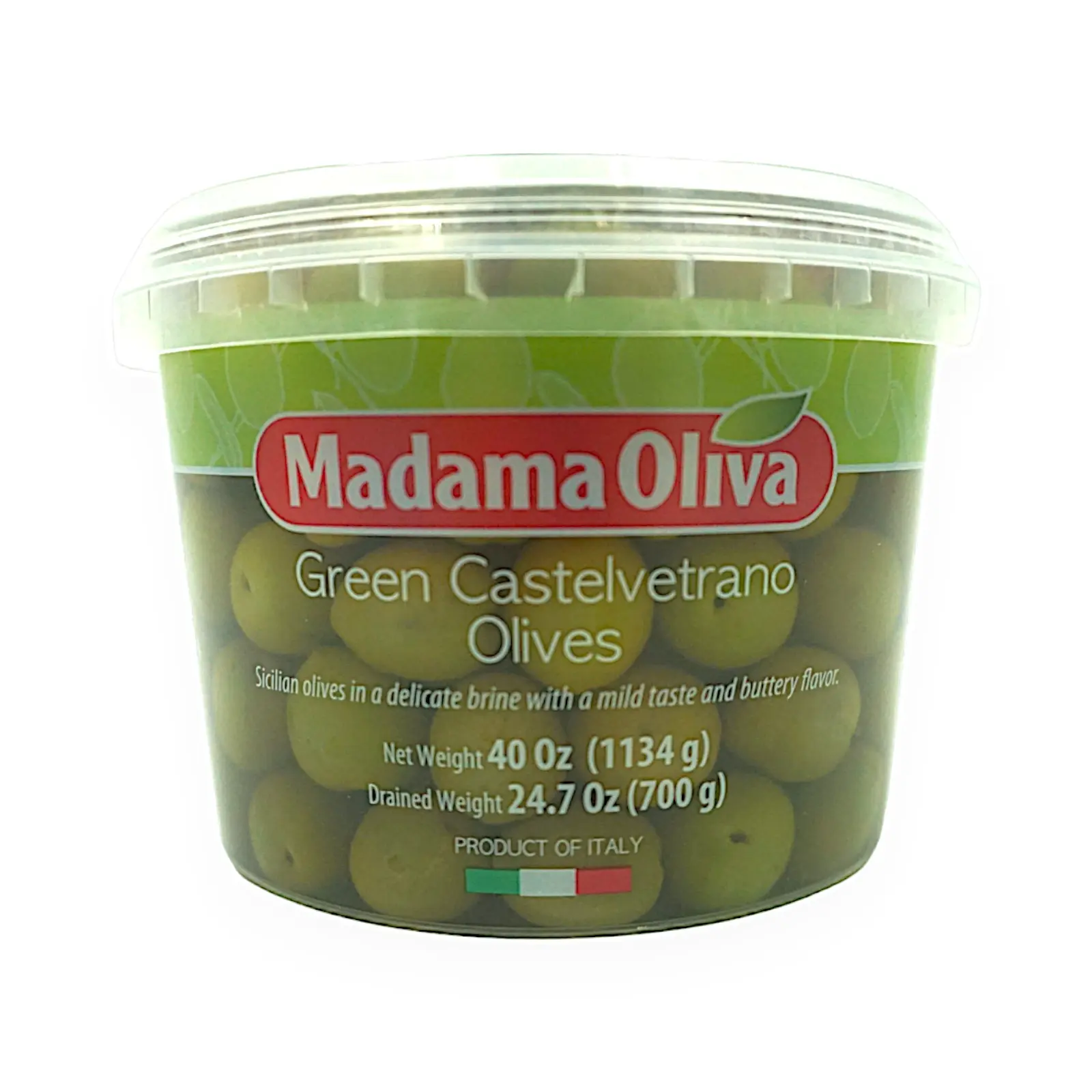 MADAMA OLIVA シチリアカステルべトラーノ グリーンオリーブ 700g | SocToc (ソックトック) | コストコ専門ネットスーパーサービス